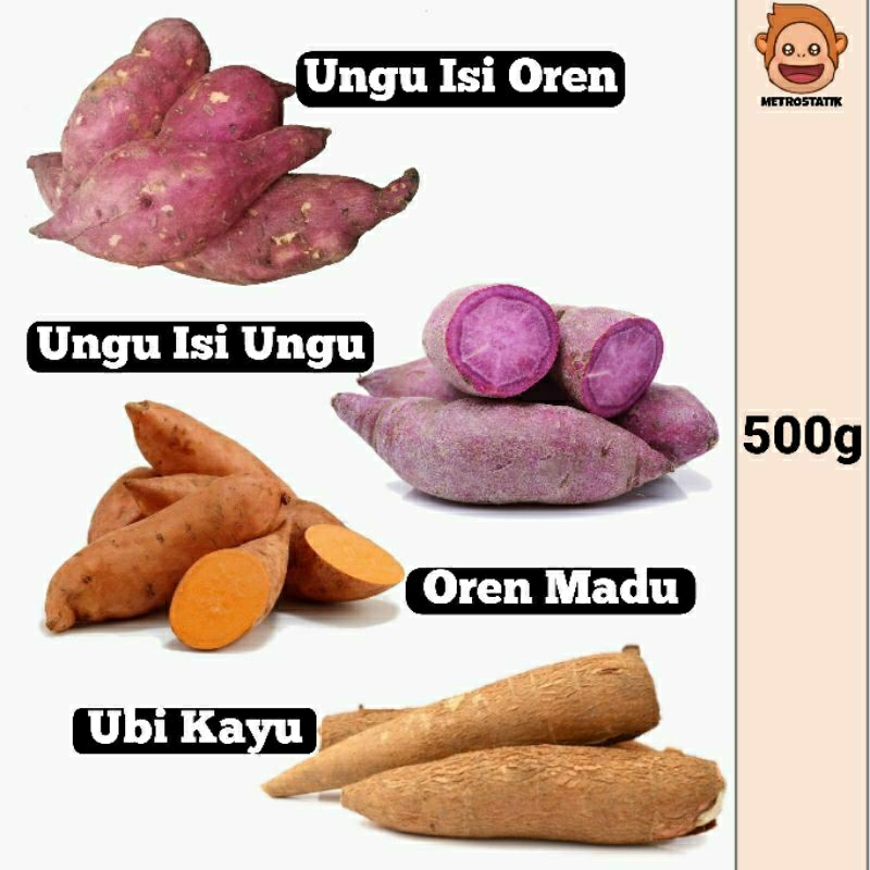 Healthy Foods Ubi Kayu/Keledek Oren/Keledek Jepun/Keledek Ungu | Sweet ...