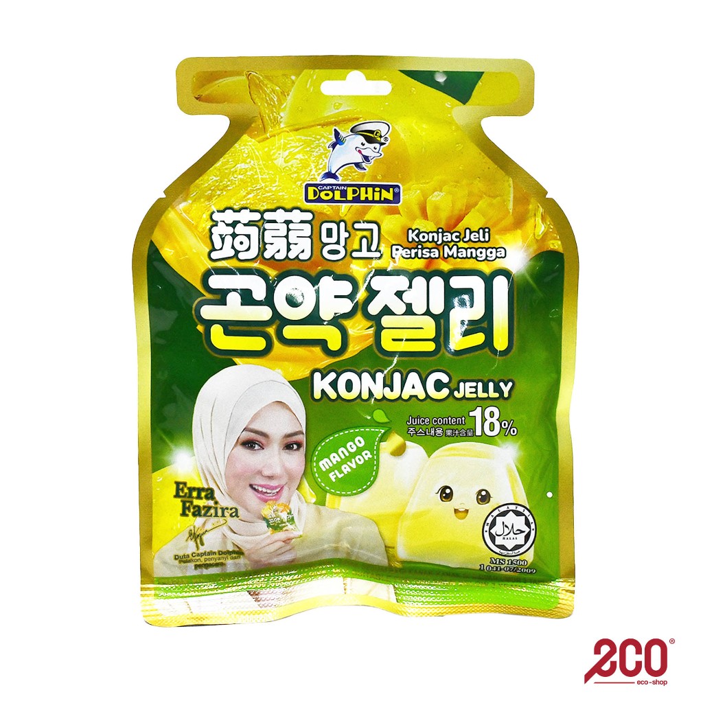 Captain Dolphin Konjac Jelly Mango Flavour 20g (6pcs/pack) - AB-L009-T04-05 - AB-L009-T04-05 ...
