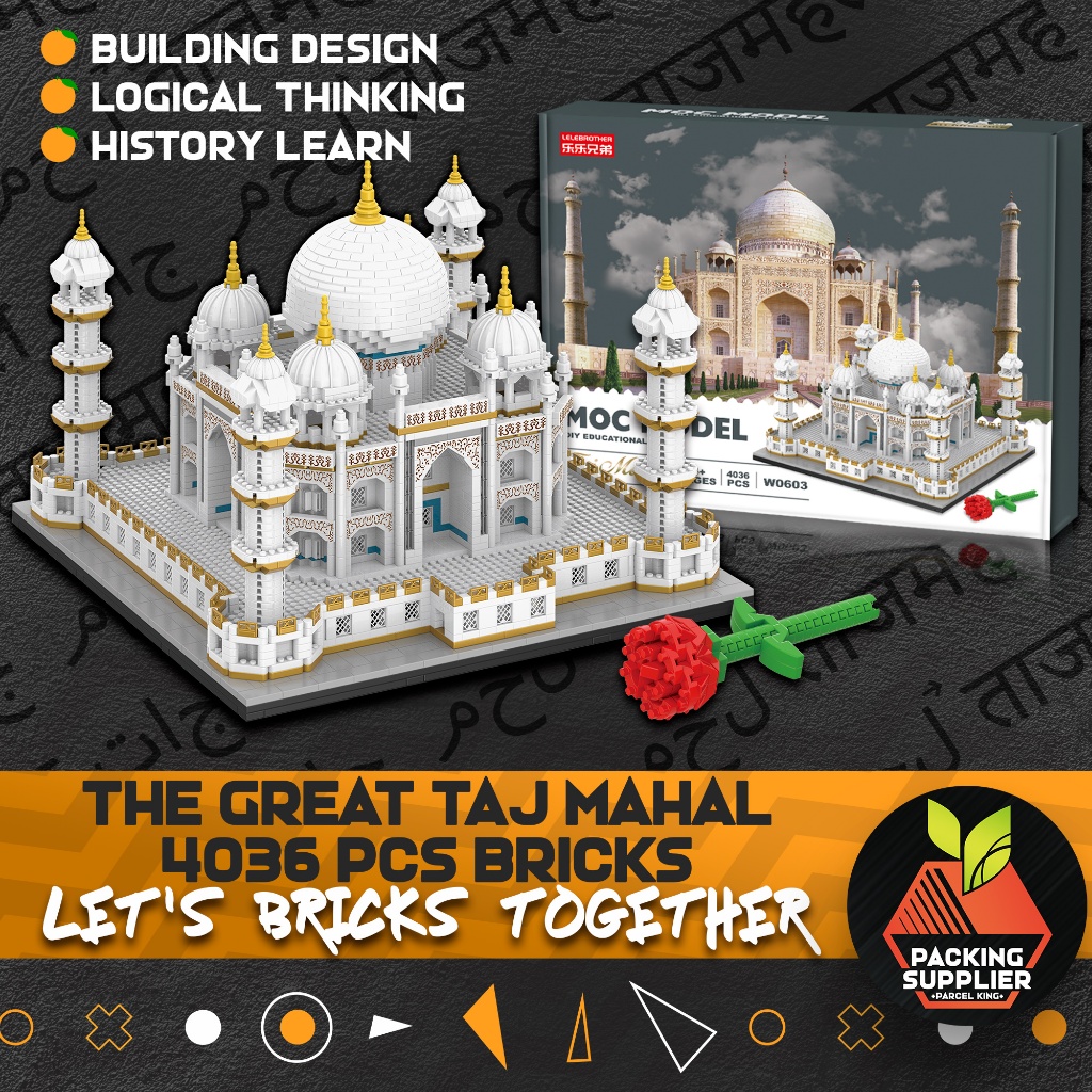 4036pcs Taj Mahal World Famous Building Bricks Lego Building Blocks Toys Mainan Kanak-Kanak Lego ...