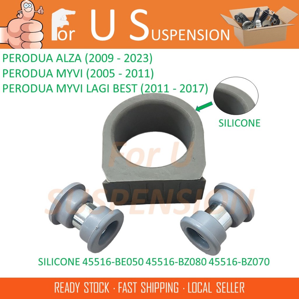 3 PIECES STEERING RACK CUSION RUBBER & STEERING RACK BUSH ( SILICONE ...