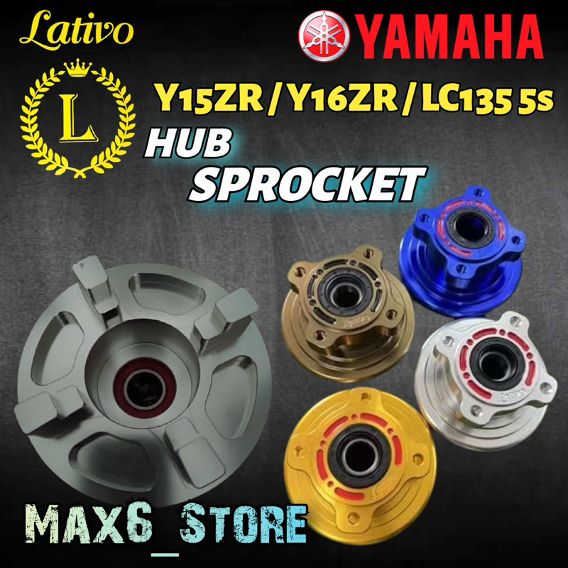 Yamaha Y16ZR Y15ZR LC135 5s Lativo Hub Spocket CNC (Design Adapter) Y15 ...