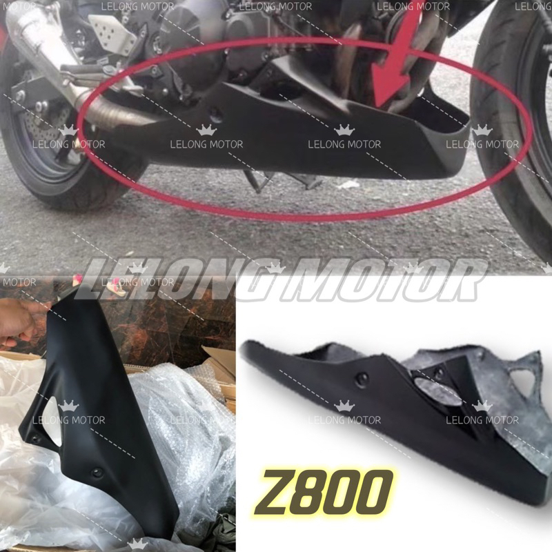 KAWASAKI Z800 BELLY PAN FIBER LOWER COVER Sampan BELLYPAN FIBER ...