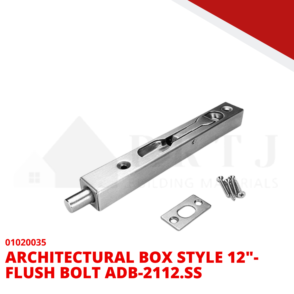 ARCHITECTURAL BOX STYLE SUS304 FLUSH BOLT (6" /8" /12" /18") | Shopee ...