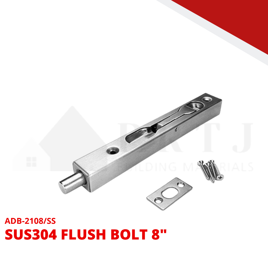 ARCHITECTURAL BOX STYLE SUS304 FLUSH BOLT (6" /8" /12" /18") | Shopee ...