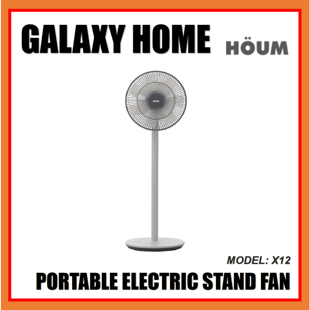 Houm - X12 12" DC Motor Adjustable Table Fan Stand Fan | Shopee Malaysia
