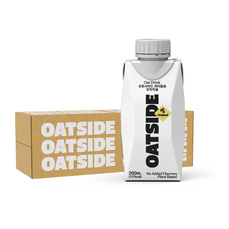 24x Mini Oatside 200ml oatmilk coffee/chocolate/original carton 燕麦奶 咖啡 ...