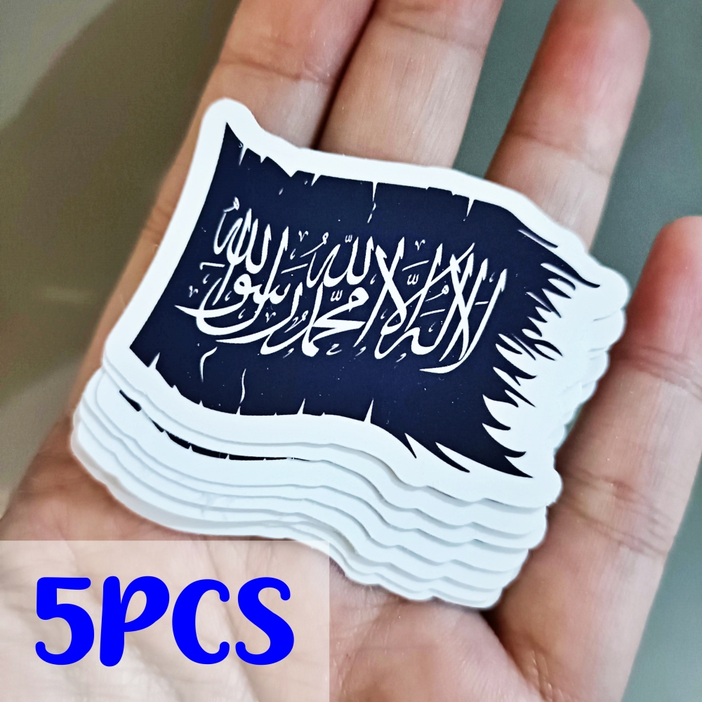 Sticker: Free Palestine / Panji Hitam / Malaysia is Here (Handmade ...