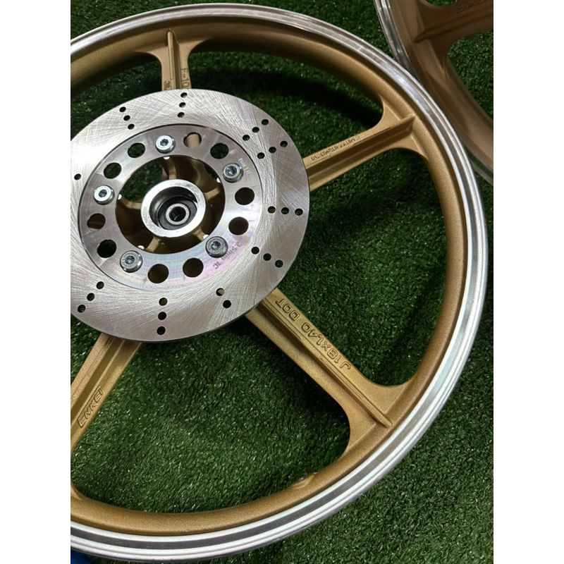 Sport rim Ar80 custom hub spocket kawasaki pnp ex5 gold | Shopee Malaysia