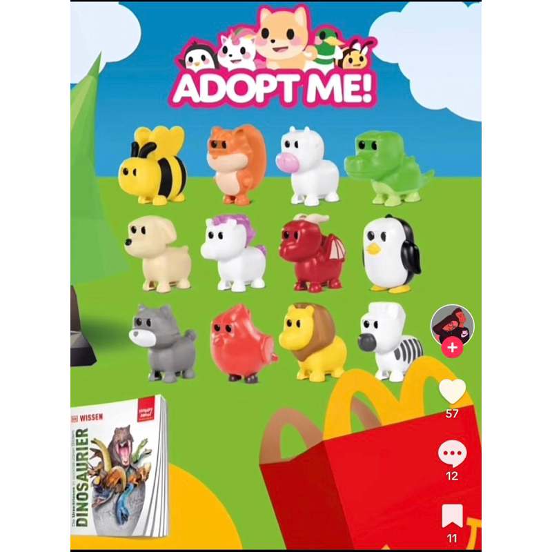 McDonald’s Happy Meal Toys ADOPT ME! | Shopee Malaysia