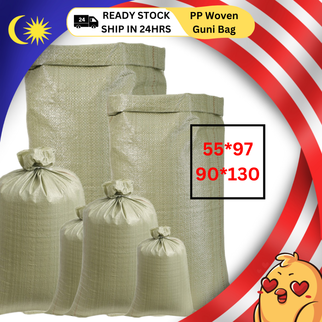 READY STOCK* PW Wholesale 1PC PP Woven Guni Bag Sand Courier Storage ...