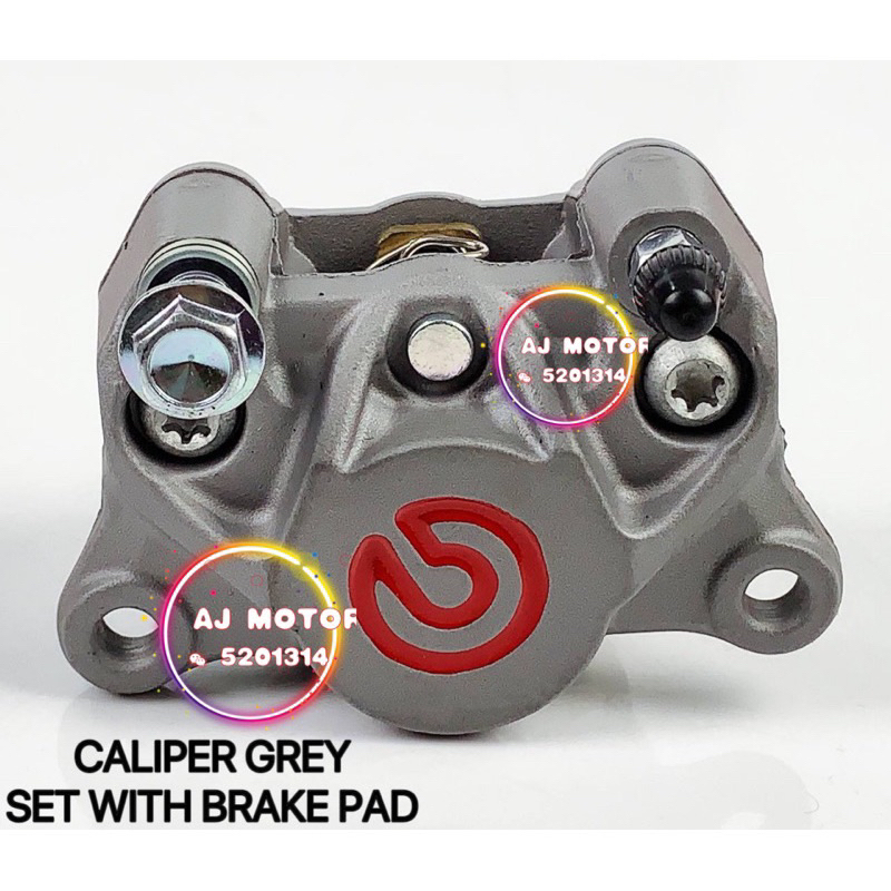 YAMAHA R25 MT25 V1 V2 V3 P34 2POT REAR CALIPER / BRACKET BRAKE BELAKANG ...