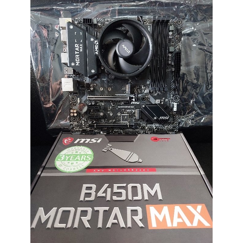 MSI B450M Mortar Max (Used) | Shopee Malaysia