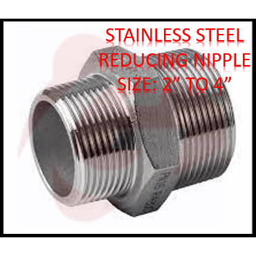 [Stainless Steel] Reducing Nipple 2" to 4" Range , Both side Male ...