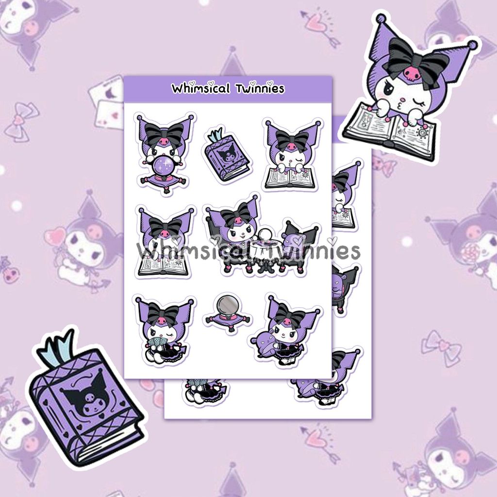 Kuromi Matte Stickers | Shopee Malaysia