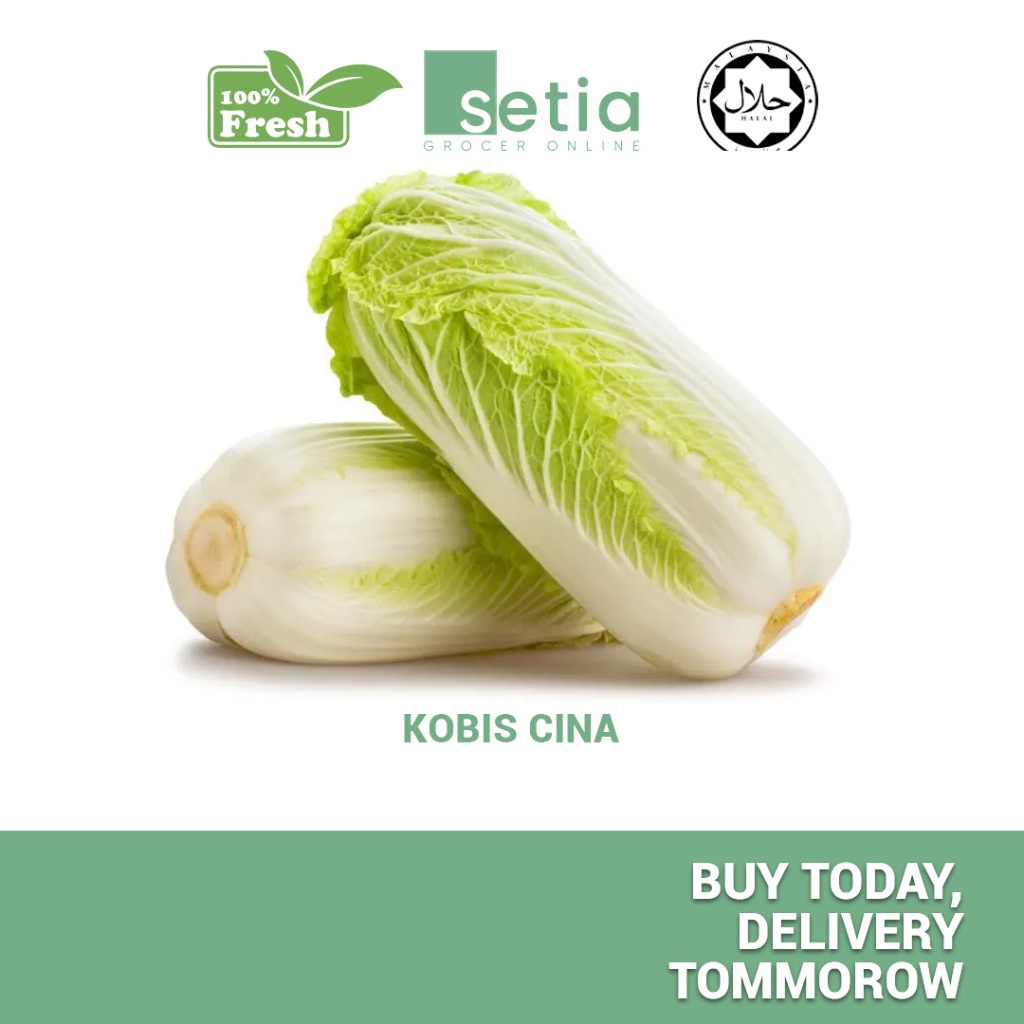 Kobis Cina / Kobis Panjang ( Chinese Cabbage ) – 1kg | Shopee Malaysia