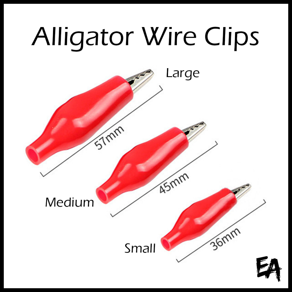 Crocodile/Alligator Wire Clips | Shopee Malaysia