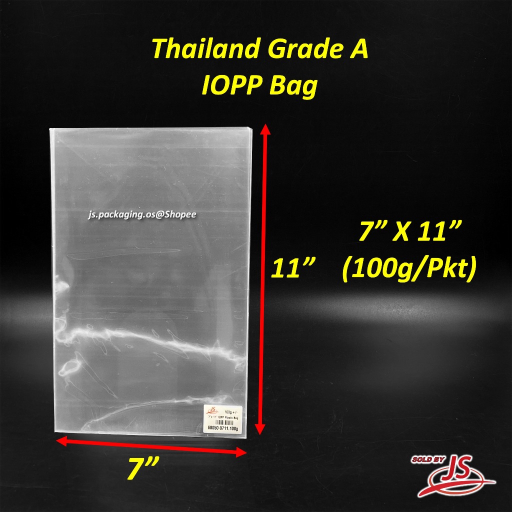 20 saiz Beg Plastik Lutcahaya Tinggi IOPP Siam (100g) | Shopee Malaysia