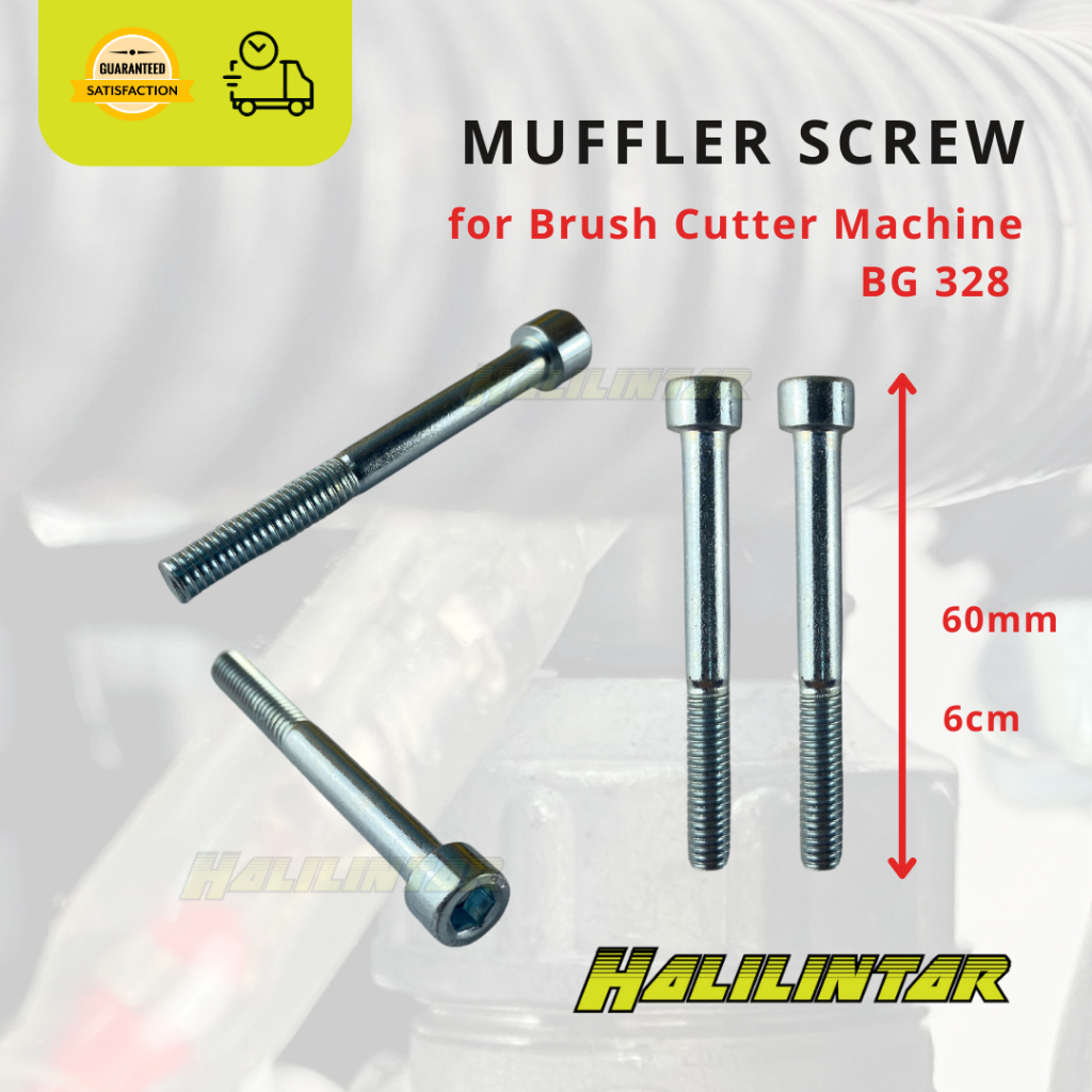 Muffler Screw for Brush Cutter BG328 / Skru Muffler Mesin Potong Rumput ...