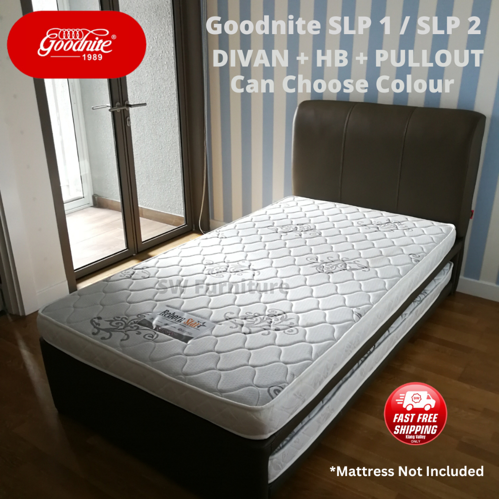 Goodnite Single SLP1 or Super Single SLP2 Pull-Out Bed Frame | Shopee Malaysia