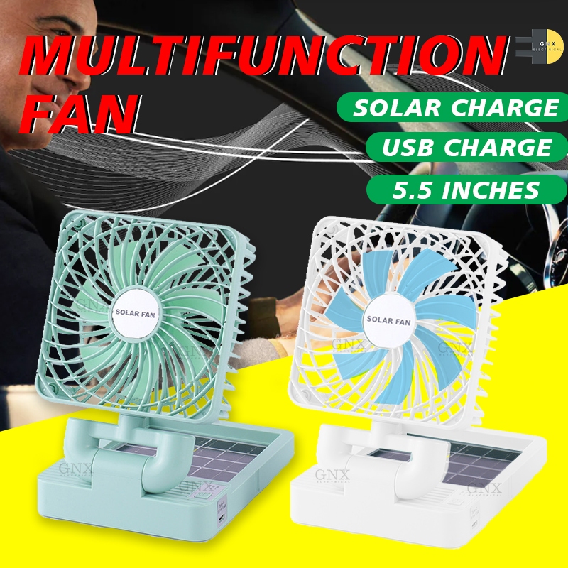 Solar Car Fan 5V USB Foldable Fan/ 3 Speed Fan/Mini Fan/Multifunction ...