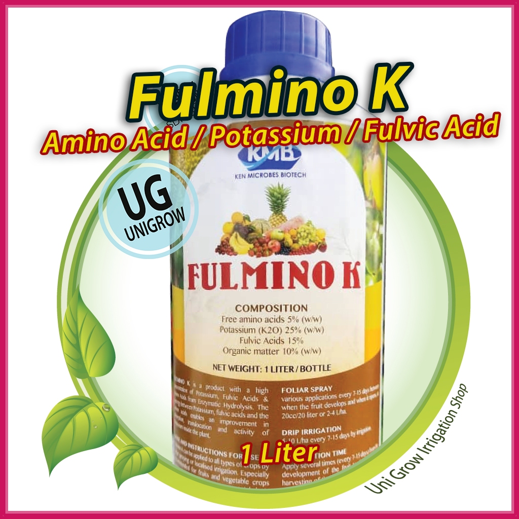 (1 Liter) Fulmino K Vitamin Buah Foliar Amino + K Product Ken 富里氨基酸钾 ...