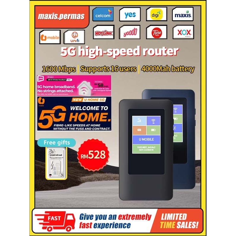 5G mobile Modified Modem router Up to 1600Mbs Bypass the quota portable ...