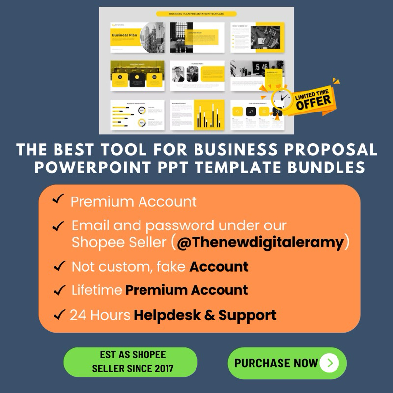 🔥 Business Proposal PowerPoint Templates 2024 + FREE GIFT🔥Lowest Price ...