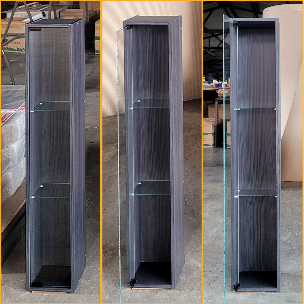 PANDO Glass Cabinet Glass Display Cabinet Display Rack Almari Kaca Rak ...