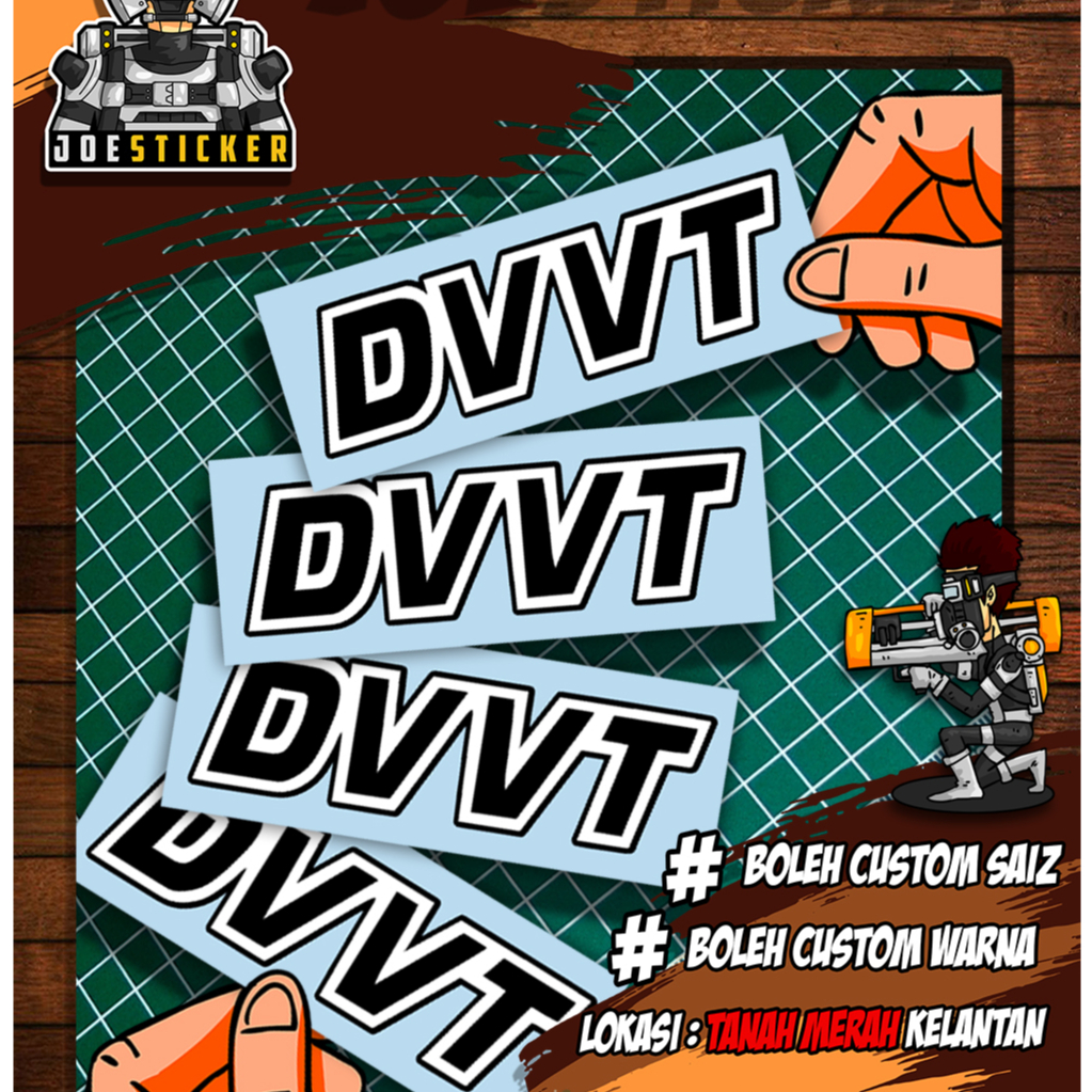 sticker DVVT untuk perodua (harga untuk 1 pcs) | Shopee Malaysia