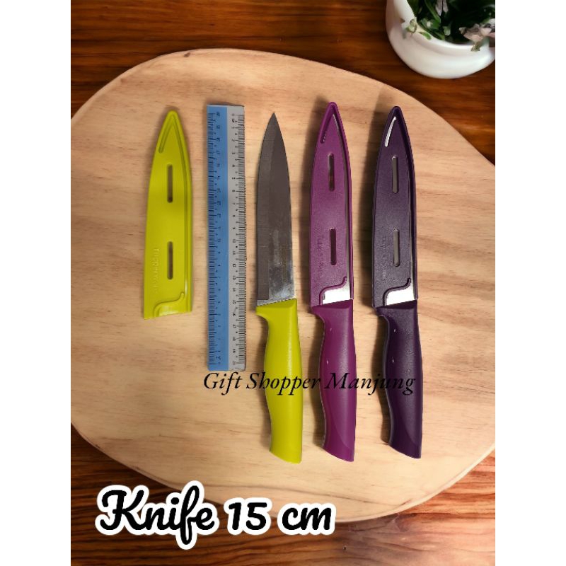 Tupperware Knife 28 cm (Blade 15cm), Knife Sharpener & Multi Peeler ...