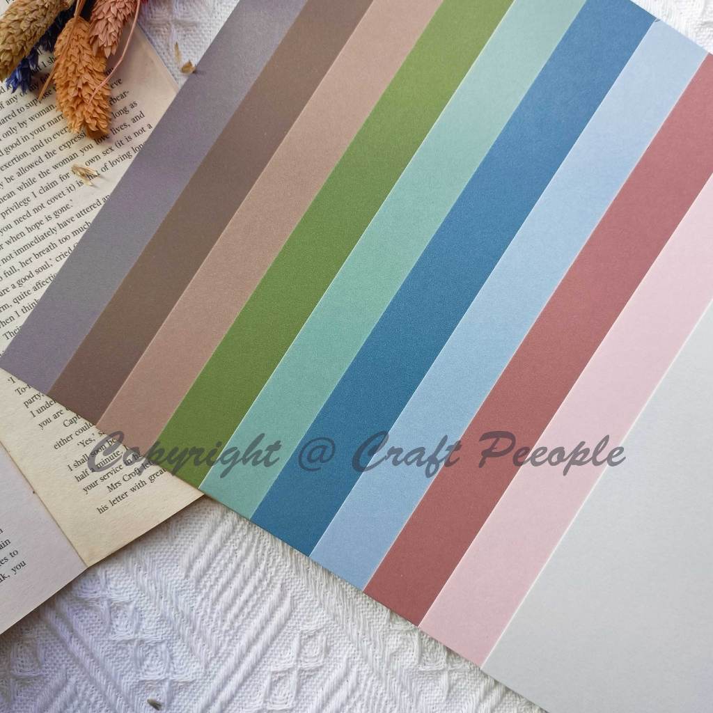 Morandi Color Card 250gsm A4 莫兰迪卡纸 (10 sheets/ pack) | Shopee Malaysia
