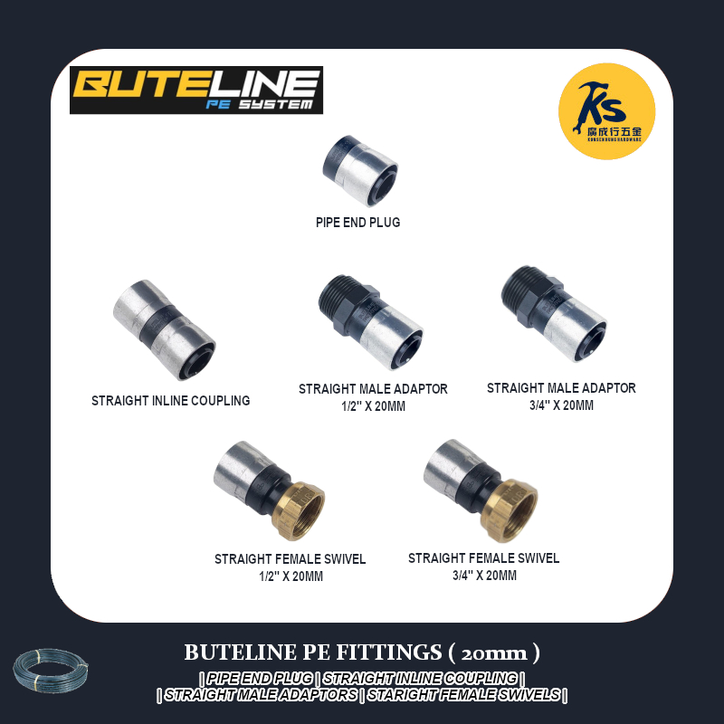 BUTELINE PE FITTINGS 20MM | Shopee Malaysia