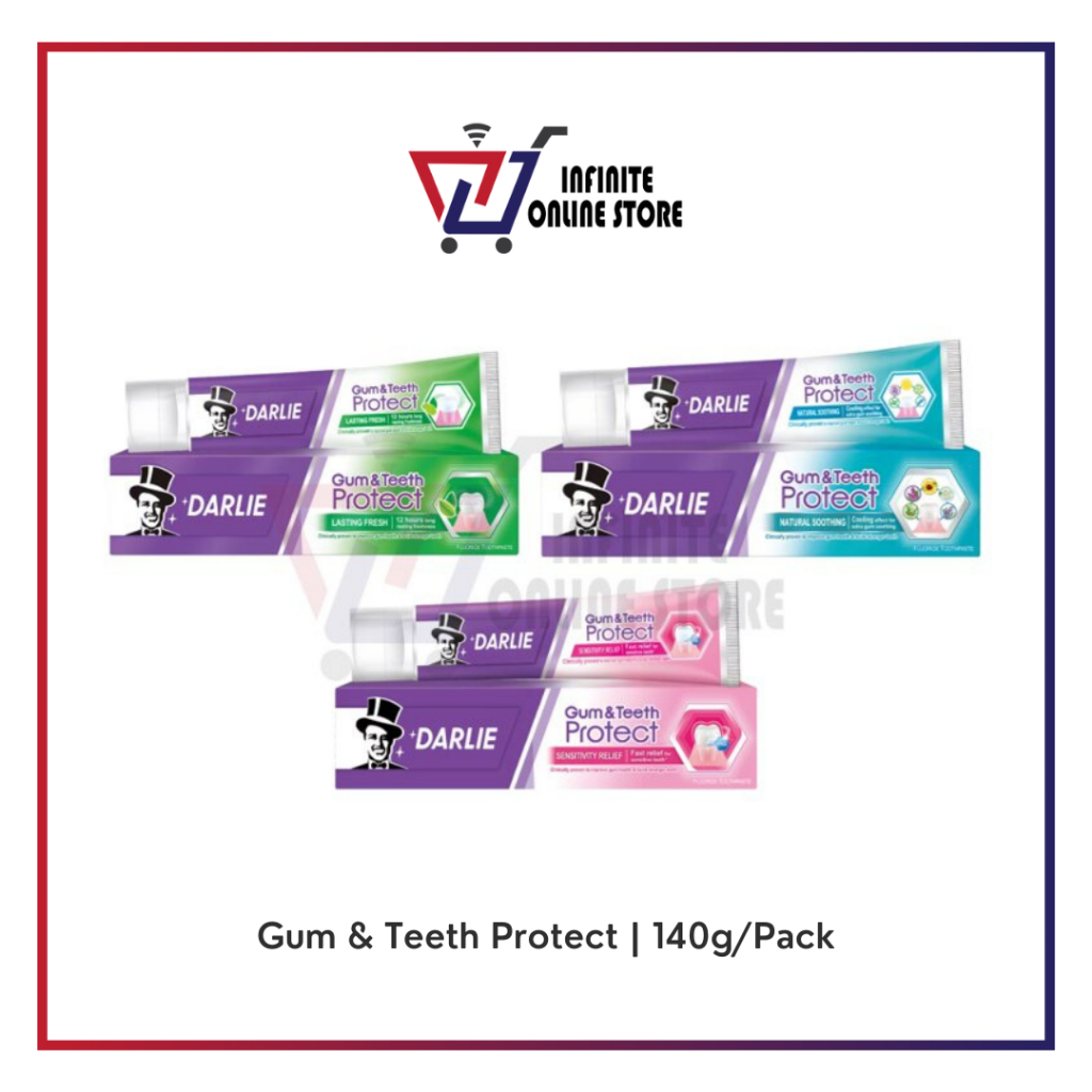 DARLIE Gum & teeth Protect Toothpaste (140g) (Natural Soothing ...