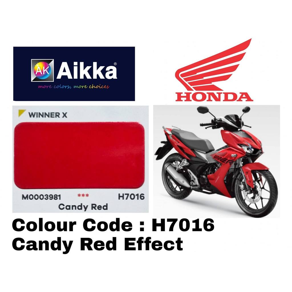 Aikka Honda H7016 Candy Red | Honda Motorcycle | Spray Motorcycle/Cat ...