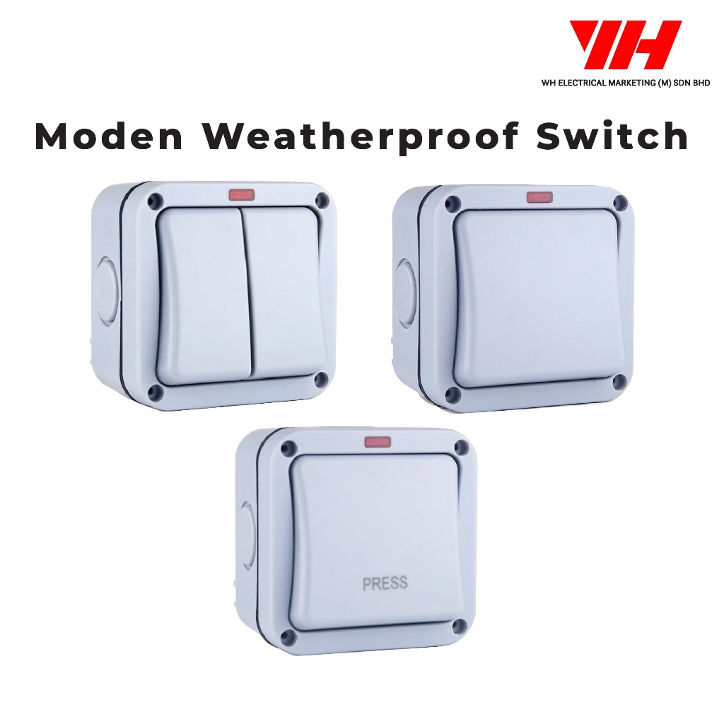 Moden Weatherproof Outdoor Switches | Shopee Malaysia