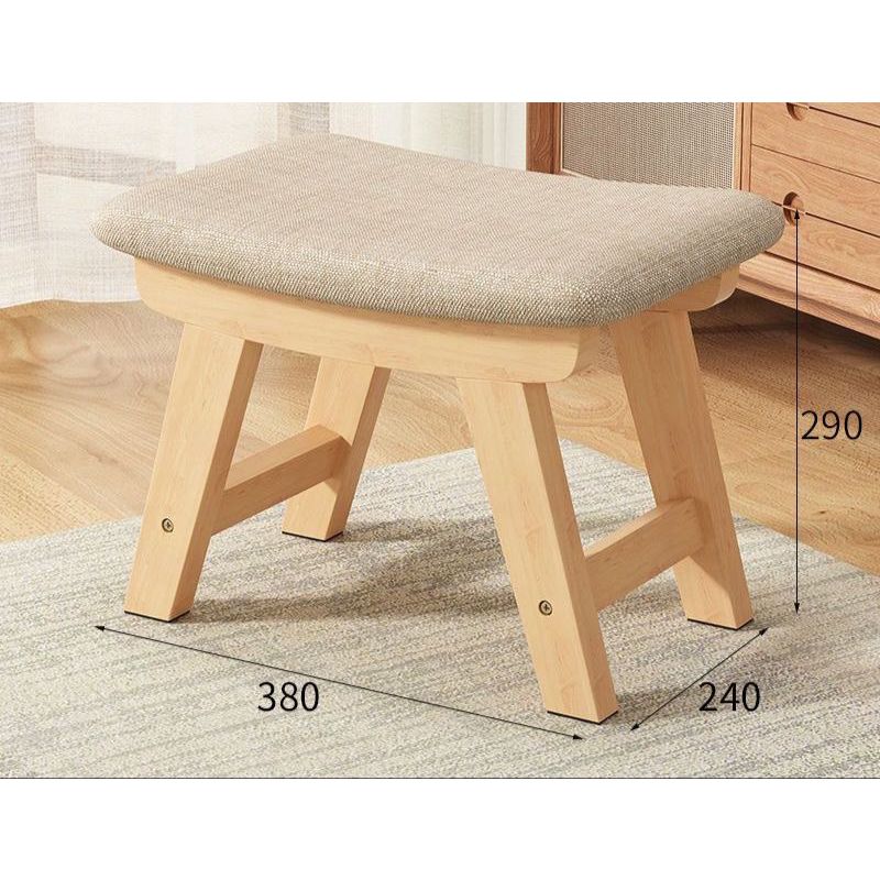 🔥Ready Stock🔥 Square Stool/Solid wood Small Stool/Cushion Stool( Bangku ...