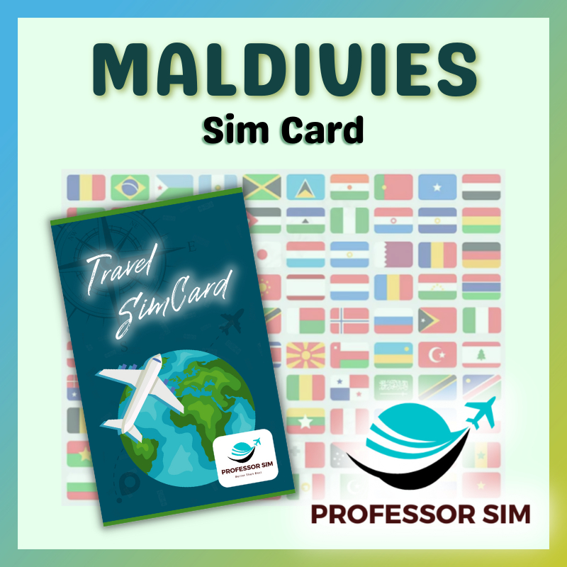 Maldives Travel Sim Card (multi countries) - Unlimited Data - 15 days ...