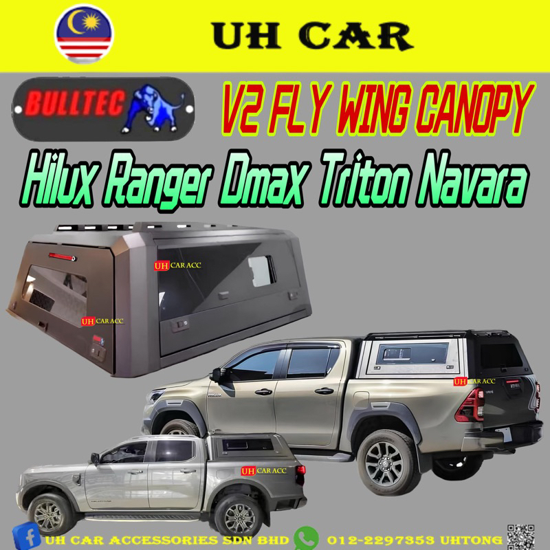 (Bulltec V2) Ranger T6 T7 T8 T9 Hilux Vigo Revo Rogue Triton Dmax Navara Np300 Pro4x Pro 4x Fly ...