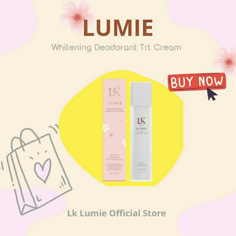 LUMIE Whitening Deodorant Trt Cream腋下美白霜 | Shopee Malaysia