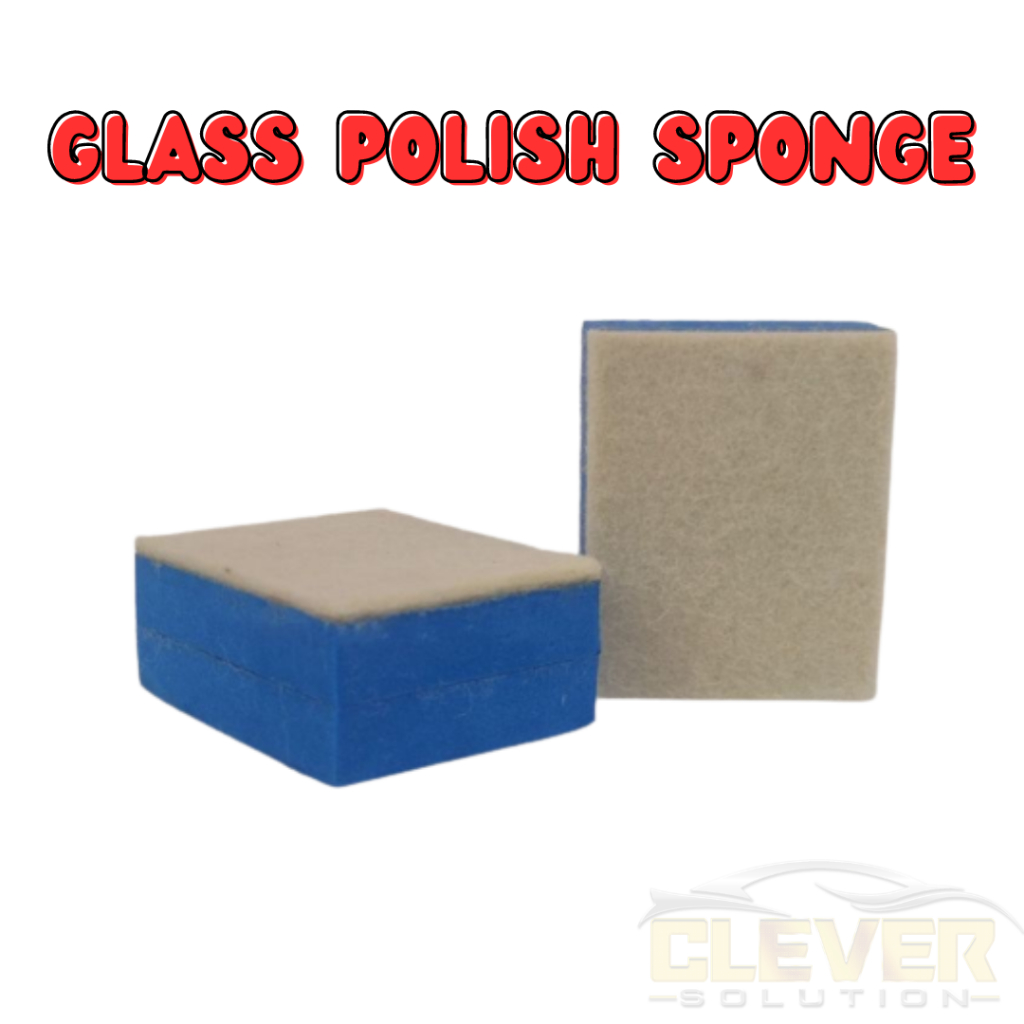 Glass Polishing Pad Wool Felt Glass Rayon Hand Applicator Glass Sponge ...