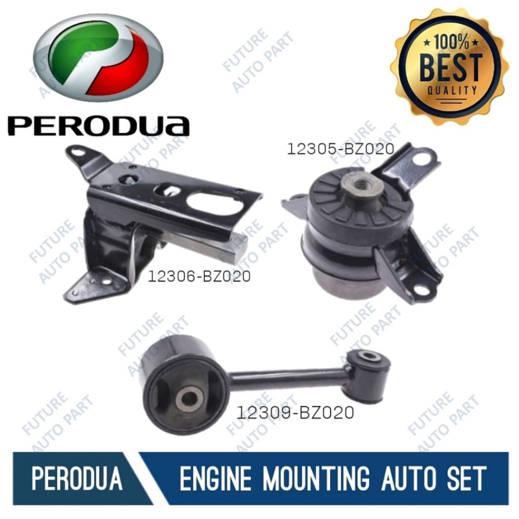 ENGINE MOUNTING AUTO SET FOR PERODUA MYVI 1.3L [FUTURE] | Shopee Malaysia