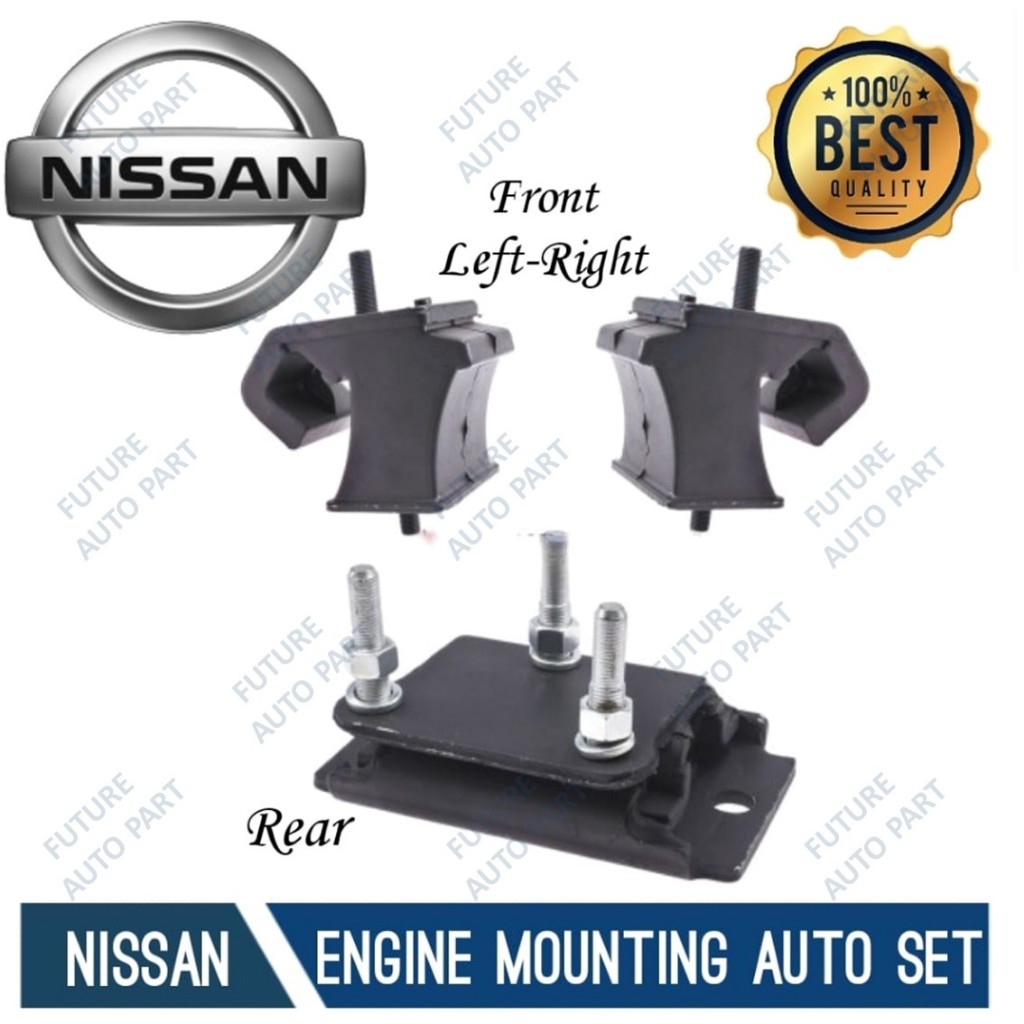 ENGINE MOUNTING AUTO SET FOR NISSAN NAVARA D40 2.5L 4WD 2004-2015 ...