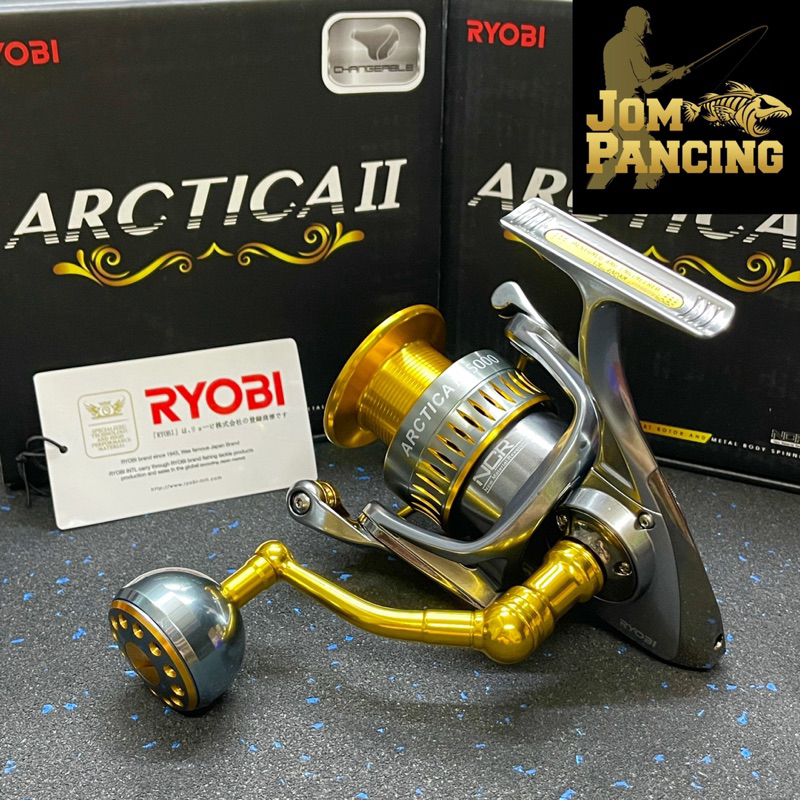 【Jom Pancing】RYOBI ARCTICA II SW SPINNING FISHING REEL,Mesin Mancing ...