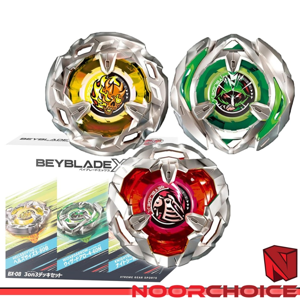 Takara Tomy BEYBLADE X BX-08 3 On 3 (Deck Set) | Shopee Malaysia
