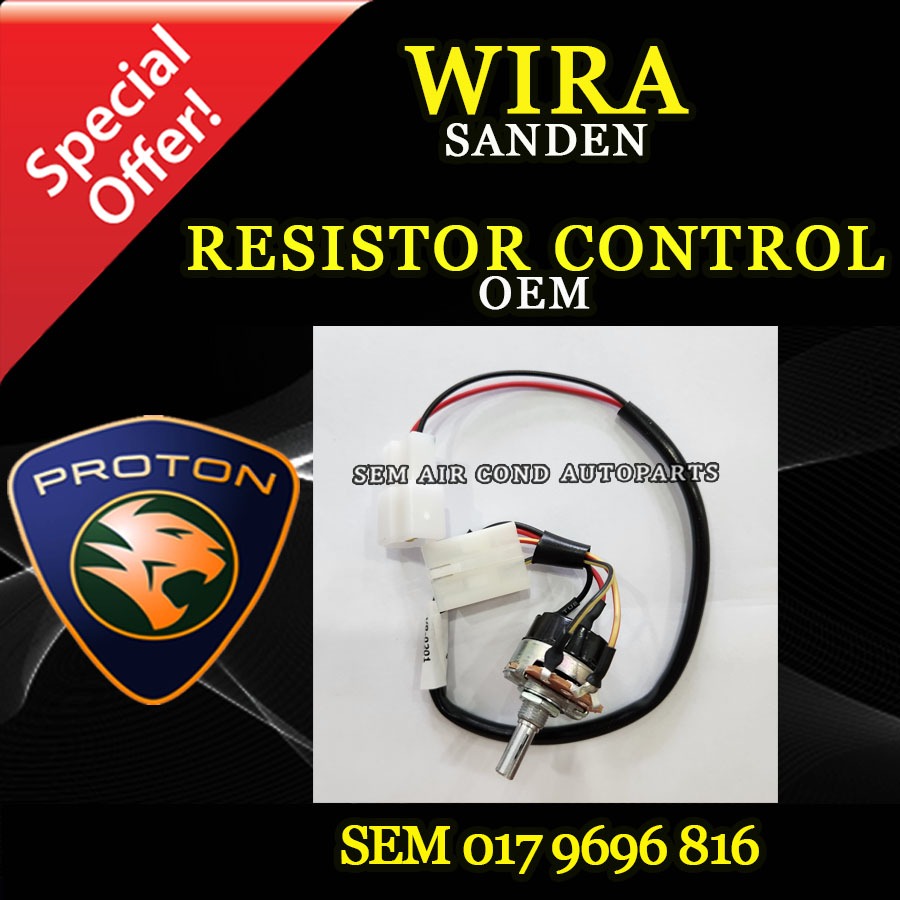 PROTON WIRA SANDEN TAIWAN NEW RESISTOR CONTROL (CAR AIRCOND SYSTEM ...