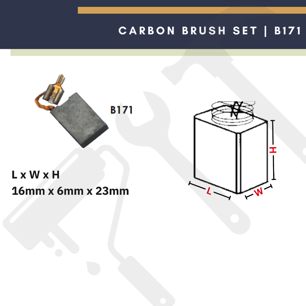 [1 PAIR] Majesta Carbon Brush | Machine Carbon | Carbon Set | Bosch ...