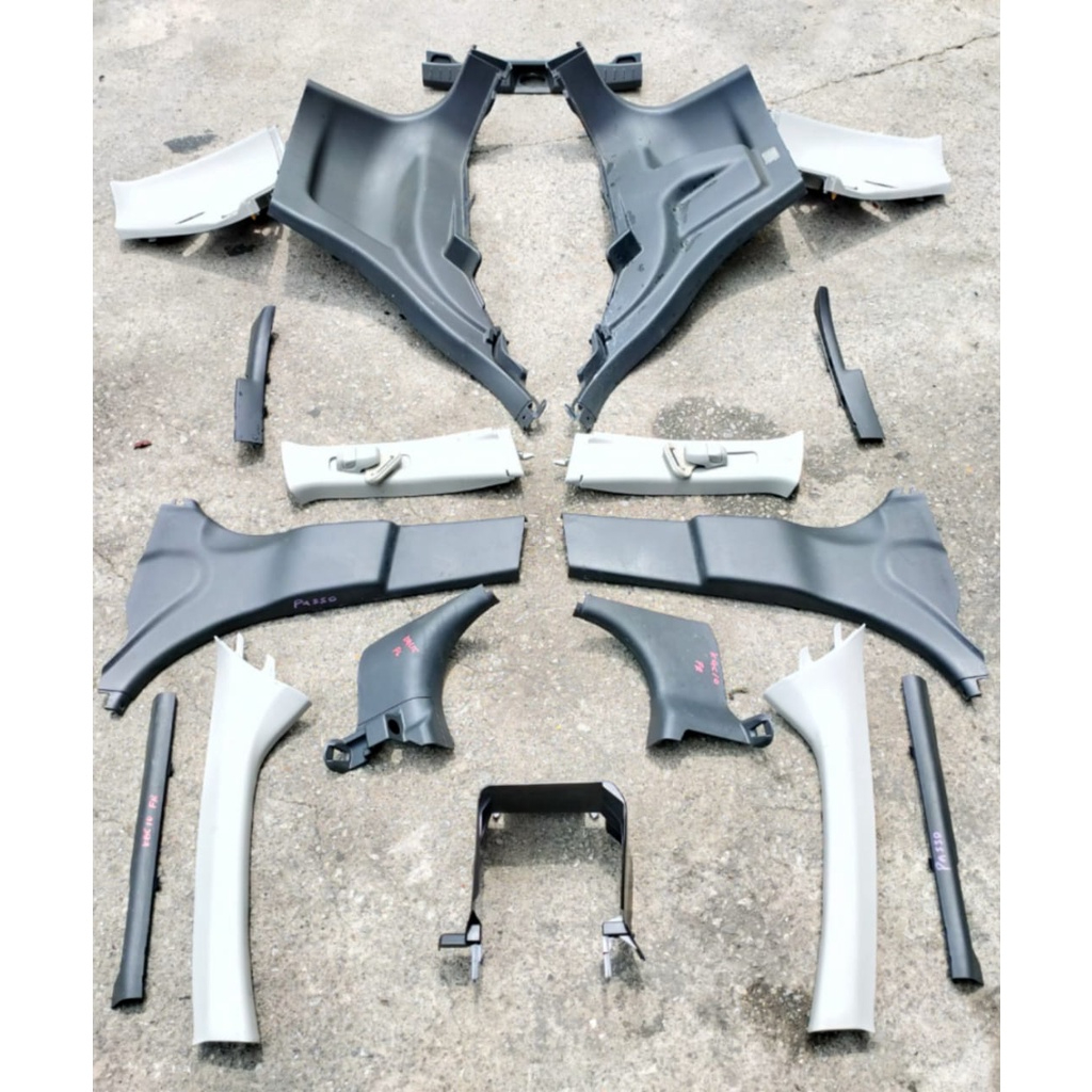 Perodua Myvi Toyota Passo Racy Daihatsu Boon Black & Grey Interior ...