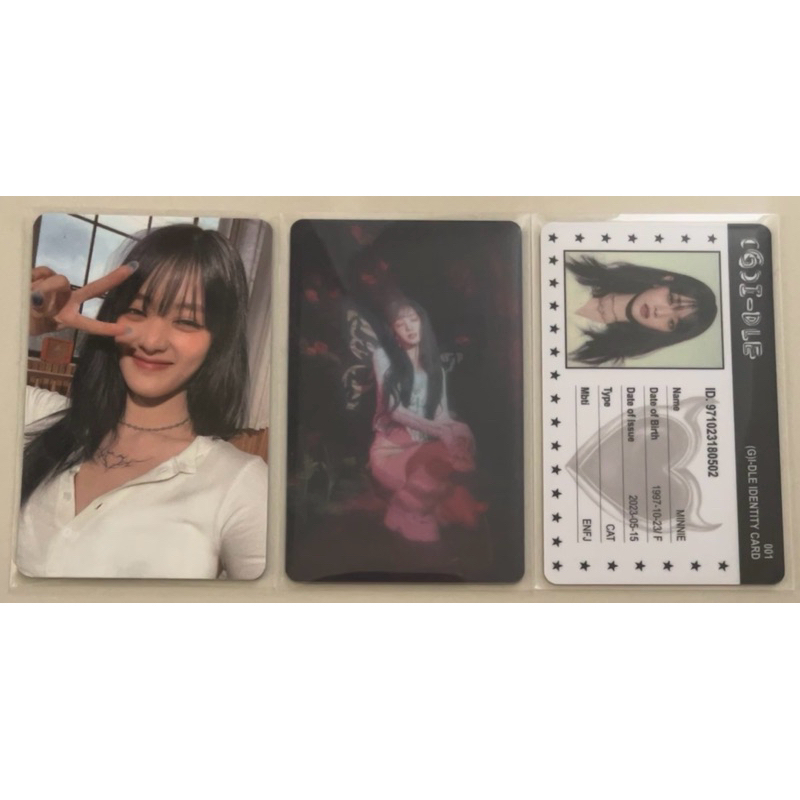 (G)I-DLE photocards - I FEEL (Poca Ver. - Butterfly) | Shopee Malaysia