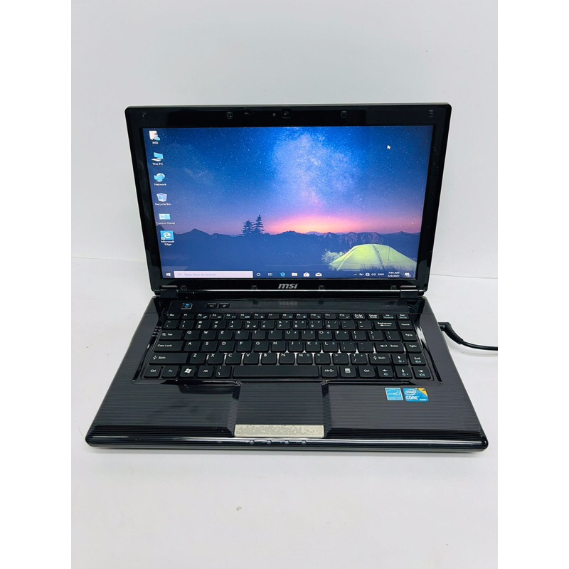Msi Ms-1452 Intel pentium C2D 4GB Ram/500GB HDD/14 inch Display sizes/windows 10 pro | Shopee ...