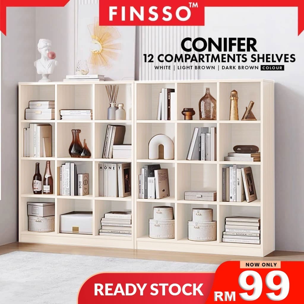 Finsso :Conifer Extra Thick BookShelf / Book Rack /Divider Cabinet with ...